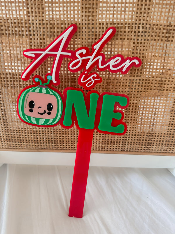 Coco Melon Topper – little redandco