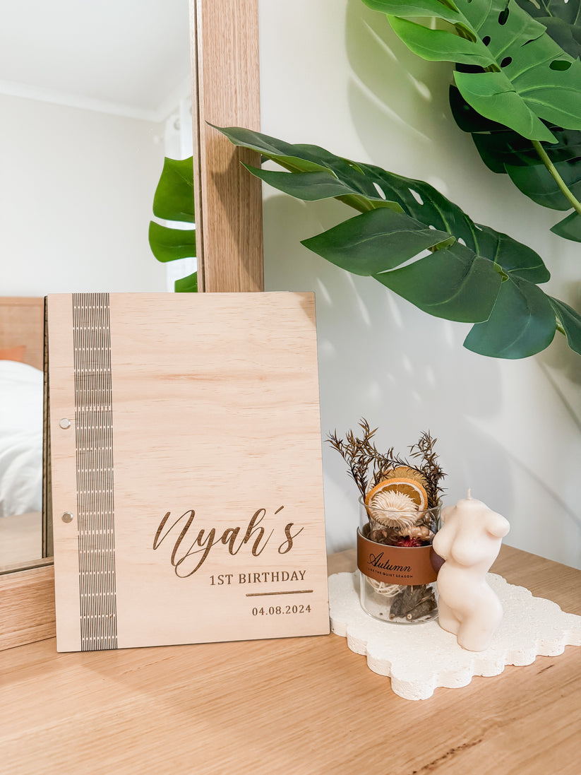 A4 Guest / Binder Book Timber – little redandco